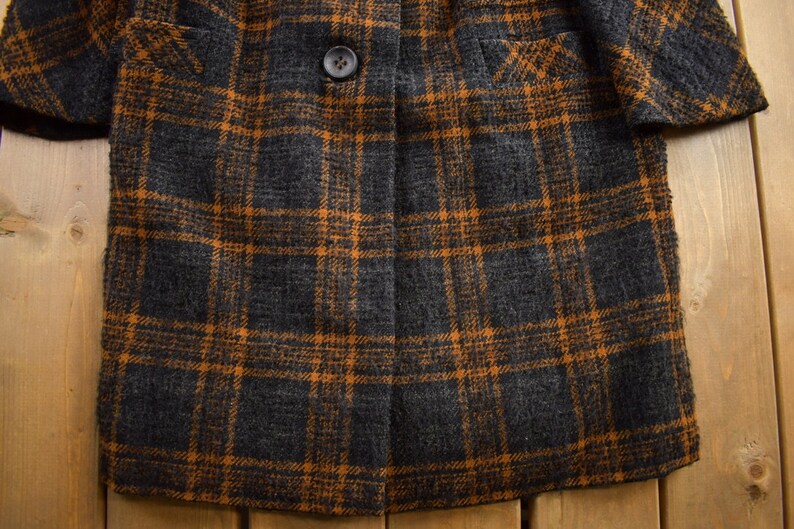 Vintage 1970s Harrods Wool Button up Long Jacket Made in England - Etsy