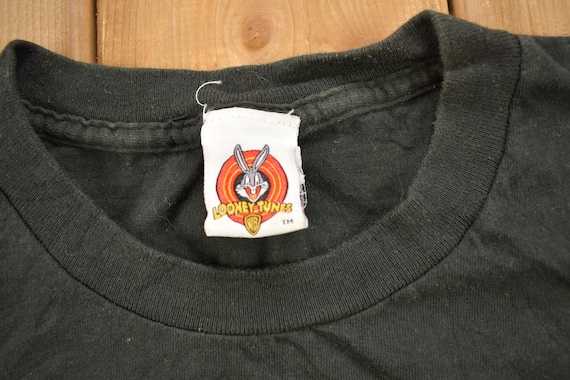 Vintage 1997 Samurai Taz Looney Tunes Cartoon T-Shirt… - Gem