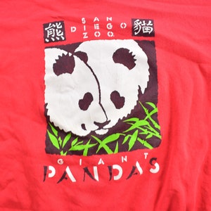 Vintage 1990s San Diego Zoos Giant Pandas Crewneck Sweatshirt / 90s ...