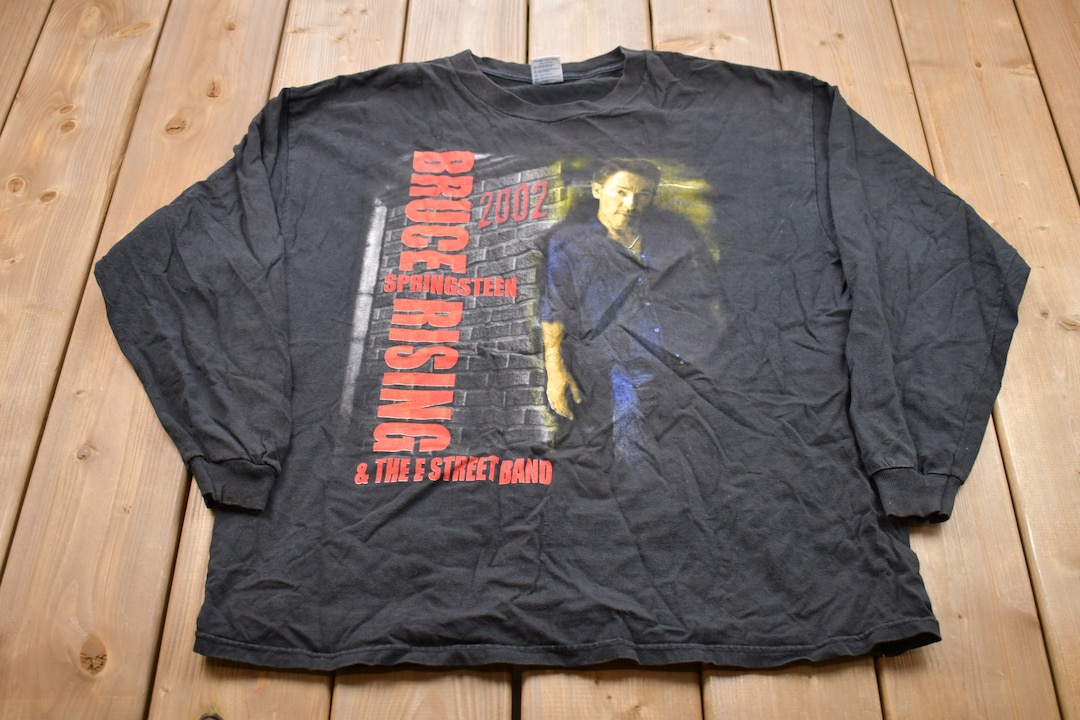 Vintage 2002 Bruce Springsteen Graphic Long Sleeved T-shirt / Vintage T ...