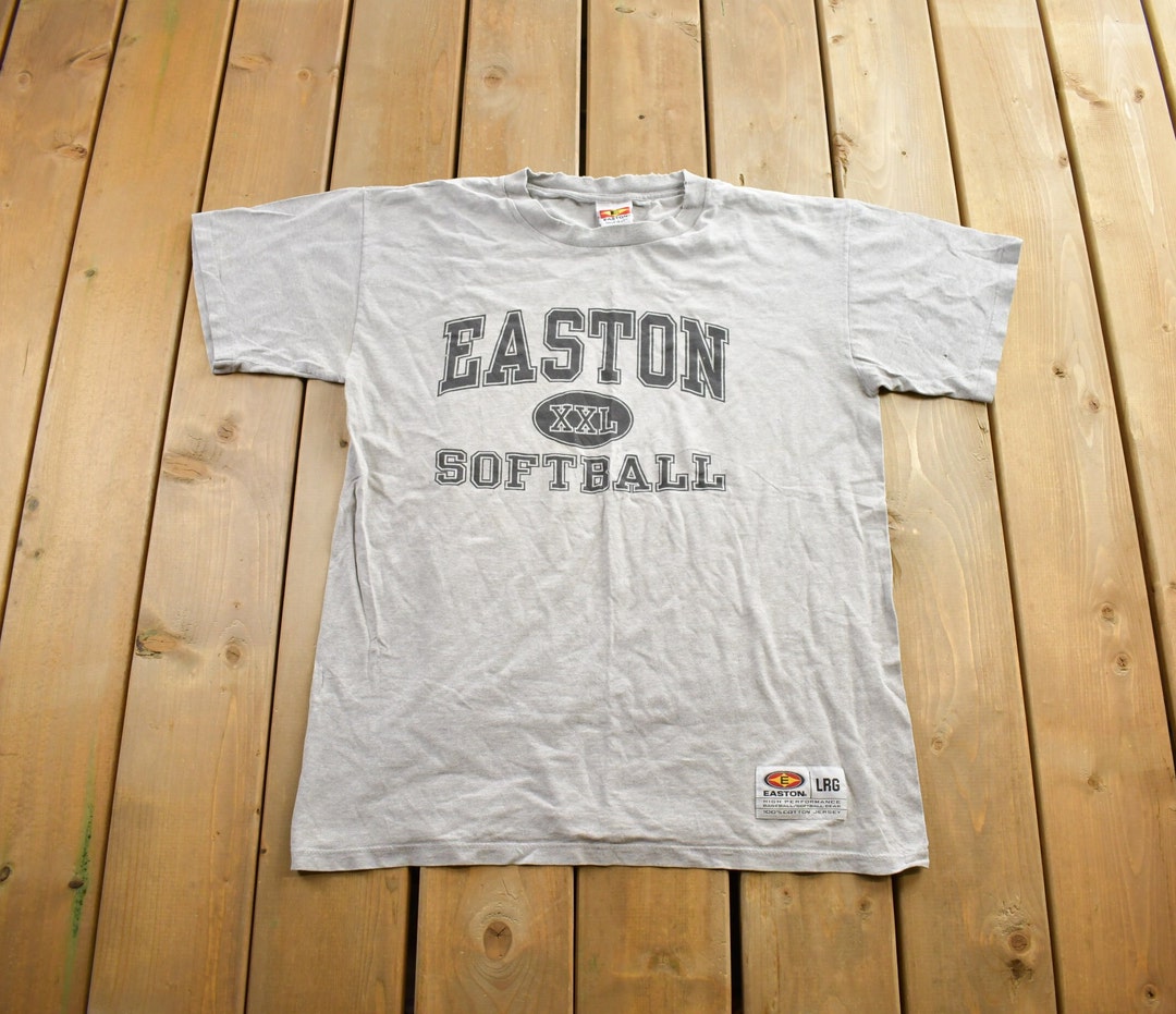 Vintage 1990s Easton Softball Single Stitch Graphic T Shirt Made in USA ...