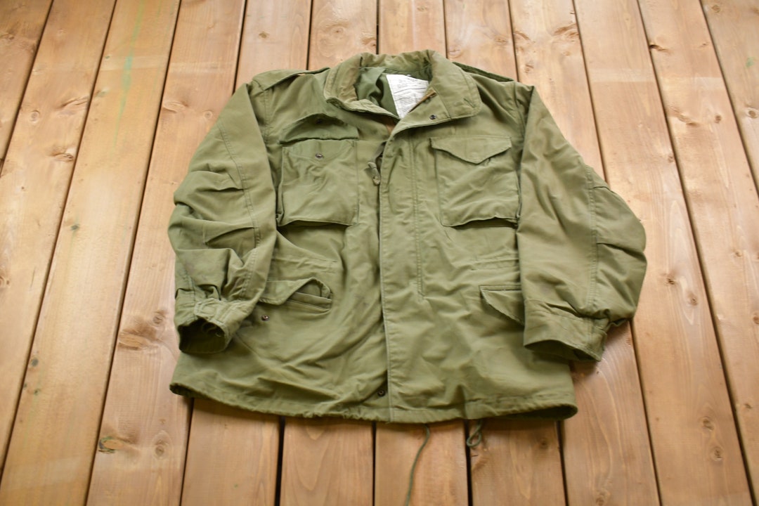 Vintage 2000 Army Military Field Jacket / Button up Jacket / Army Green ...