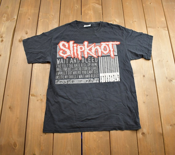 Vintage 2000s Slipknot Wait And Bleed Band Tee - Gem