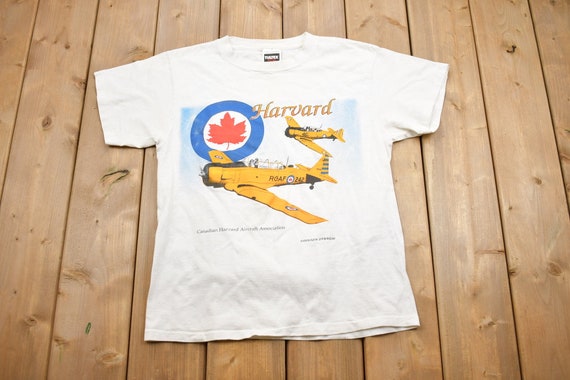 Vintage 1990s Canadian Harvard Aircraft Association T… - Gem