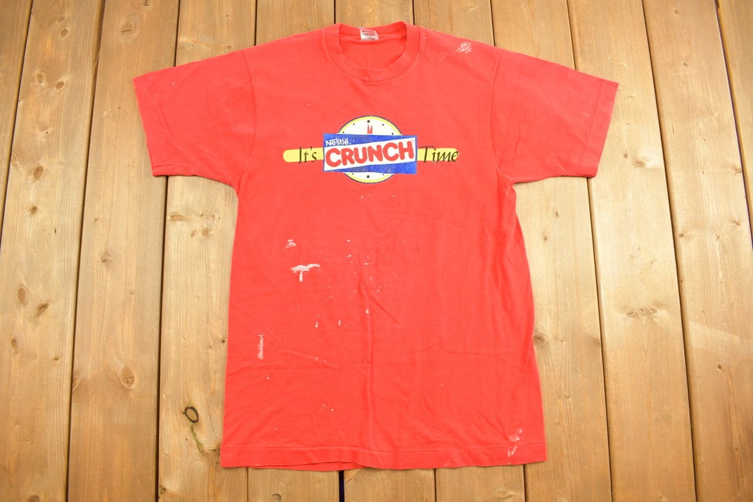 Vintage 1990s Nestle Crunch Chocolate Graphic T-shirt / Streetwear ...