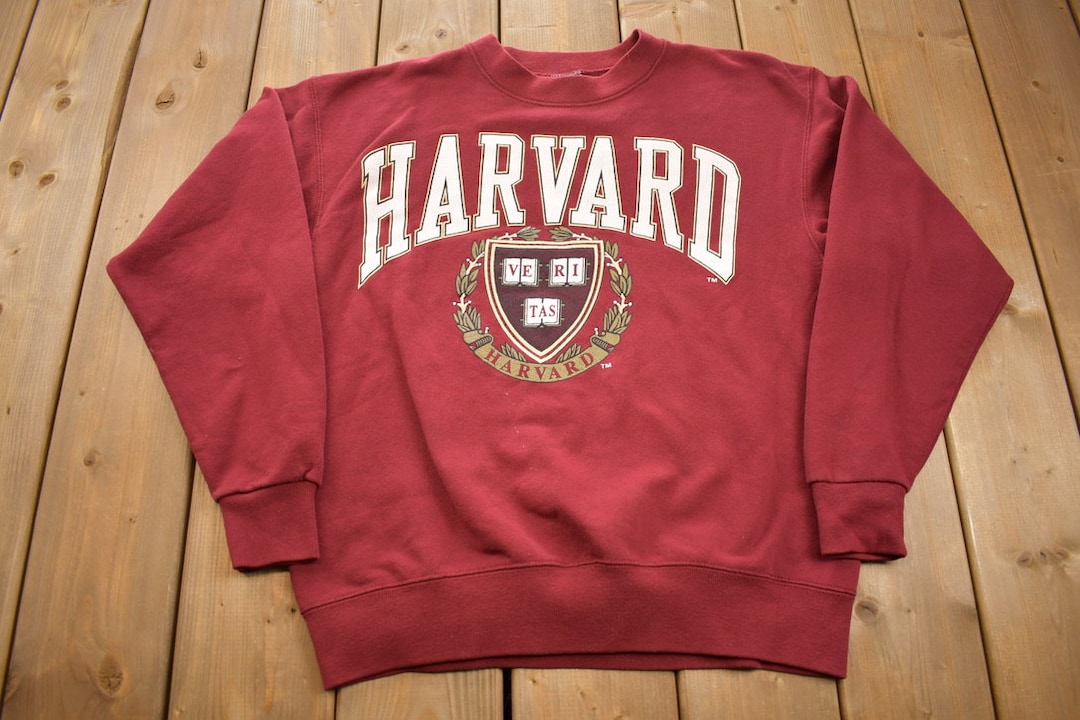 Vintage 1990s Harvard University Collegiate Crewneck / Harvard ...