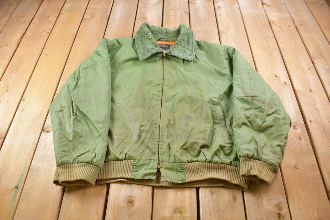 Vintage 1990s Blair Satin Bomber Jacket / Full Zip / - Etsy