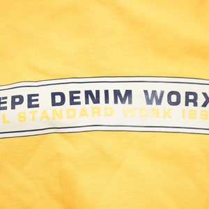 Vintage 1990s Pepe Jeans Half Zip Windbreaker Jacket / Pepe Denim Worxx ...