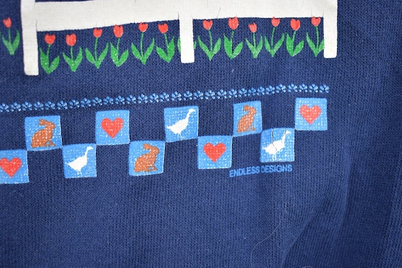 Vintage 1990s Endless Designs Farm Theme Crewneck Swe… - Gem