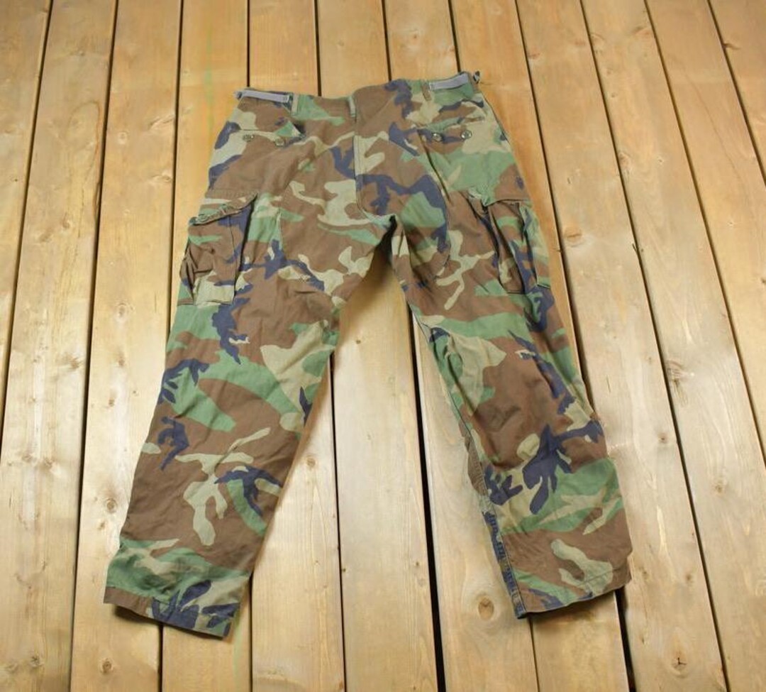 Vintage 1990s US Army Camouflage Cargo Pants Size XL / Streetwear ...