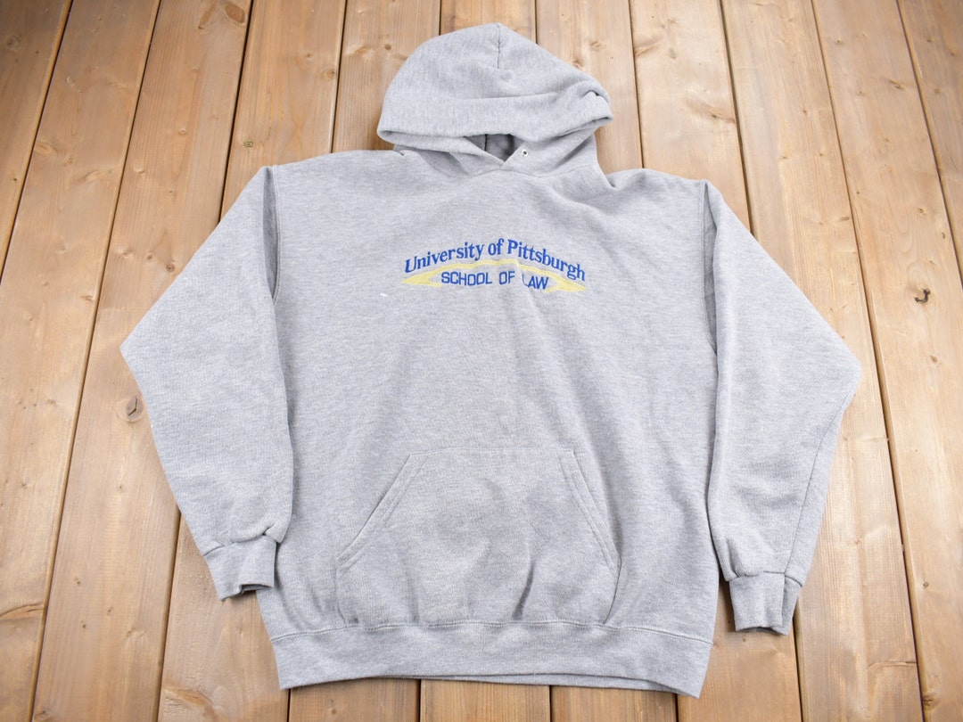 Vintage 1990s University of Pittsburgh School of Law Collegiate Hoodie ...