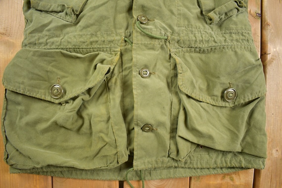 Vintage 1980s US Army Military Field Jacket / Button … - Gem