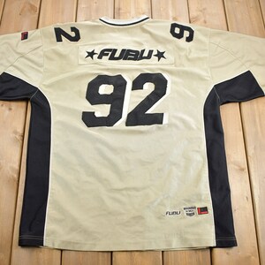 Vintage 1990s FUBU Football Jersey Size XL / Sportswear / 90s Fubu / Streetwear / Embroidered ...