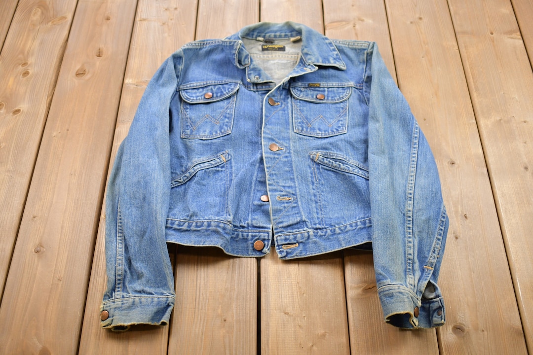 Vintage 1970s Wrangler Denim Jean Jacket / Vintage Denim / Streetwear ...