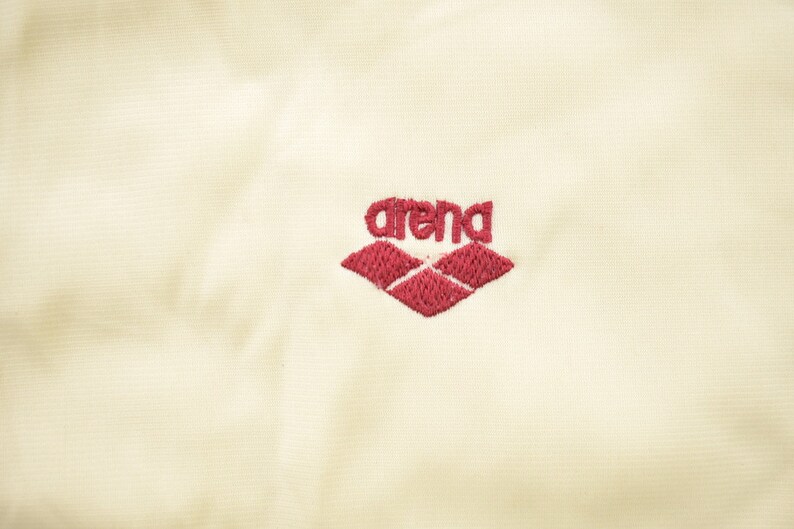 Vintage 1990s Arena Zip up Track Jacket / 90s Track Sweater / Made in ...