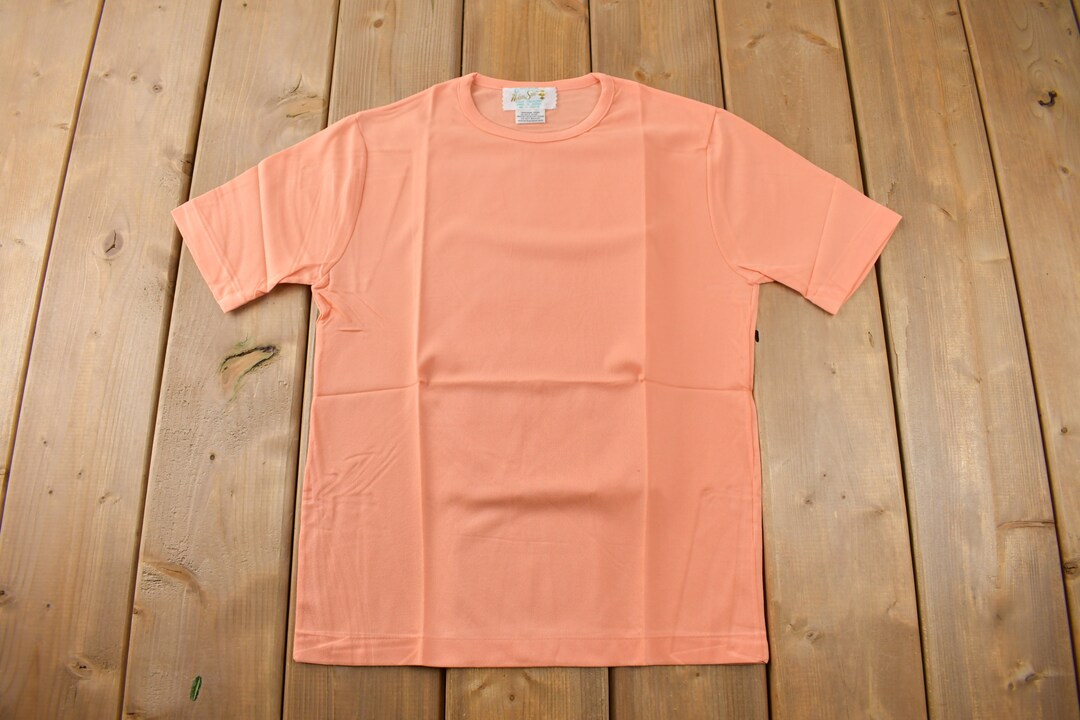True Vintage 1960s Deadstock Helen Blank Salmon Nylon T Shirt - Etsy