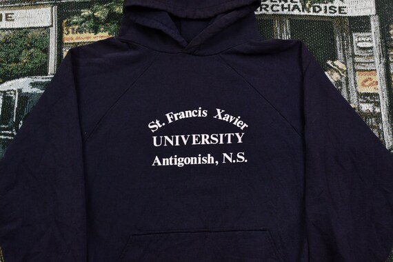Vintage 1980s St Francis Xavier University Graphic Ra… - Gem