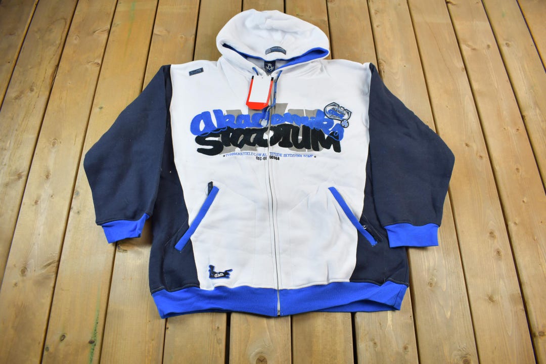 Vintage Deadstock Y2K Akademiks Stadium Embroidered Hoodie & Pants Set ...