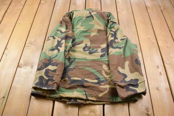 Vintage 1987 US Military Woodland Camouflage Cold Wea… - Gem