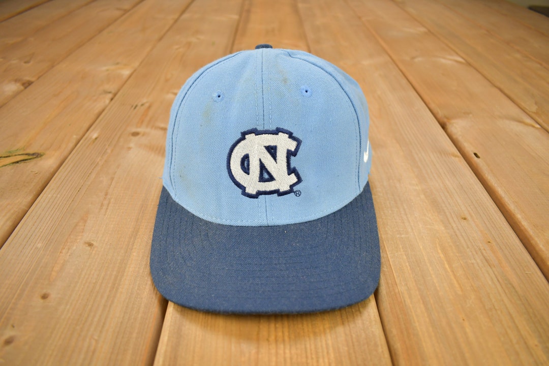 Vintage 1990s University of North Carolina Tar Heels Collegiate Nike Strap Back Hat / OSFA / 90s ...