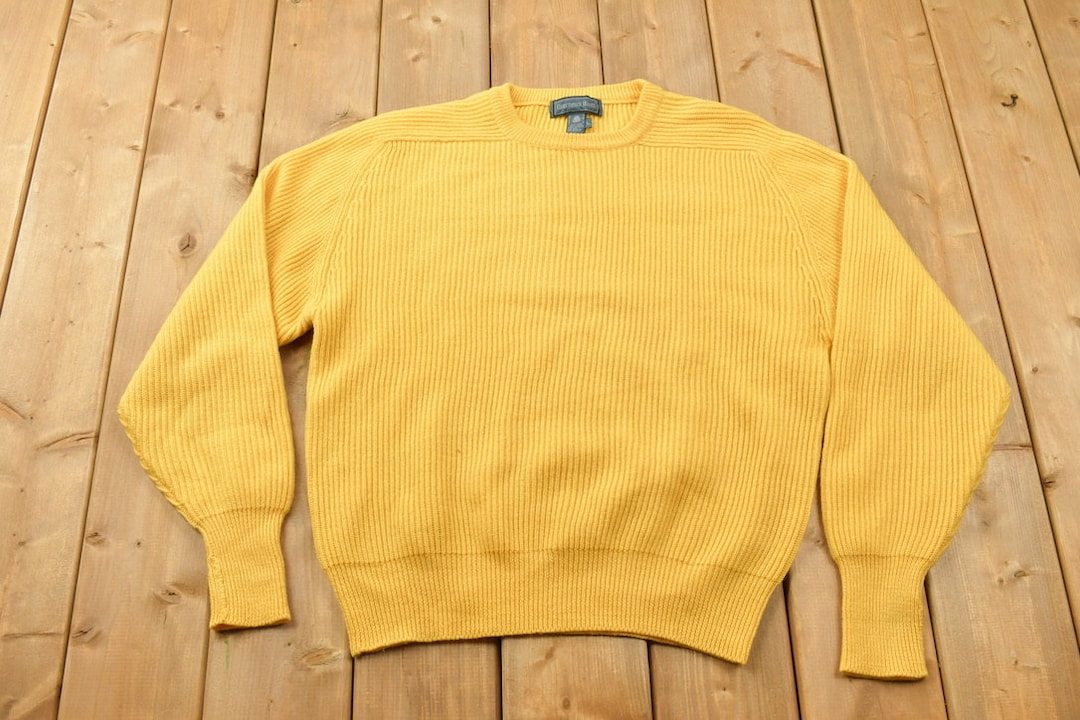 Vintage 1990s Christopher Hayes Knitted Wool Crewneck Sweater / Vintage ...