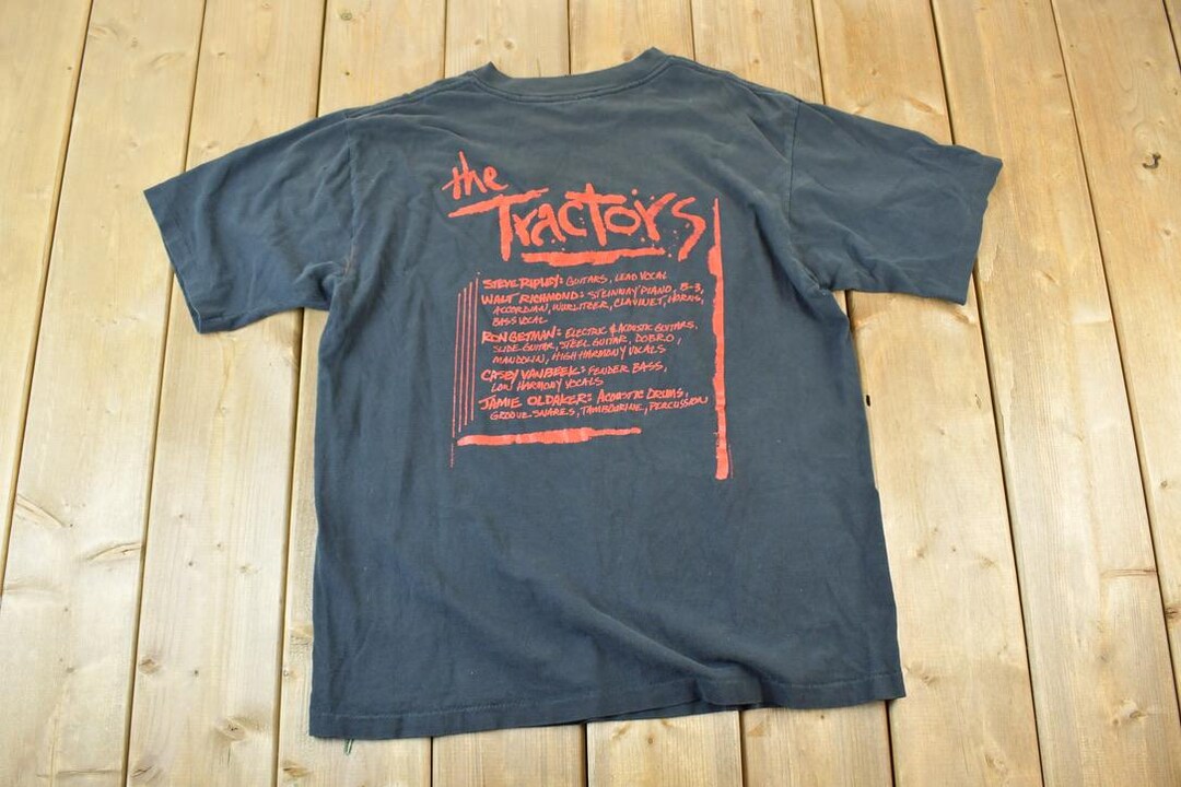 Vintage 1990s the Tractors Tour Band T-shirt / Band Tee / Single Stitch ...