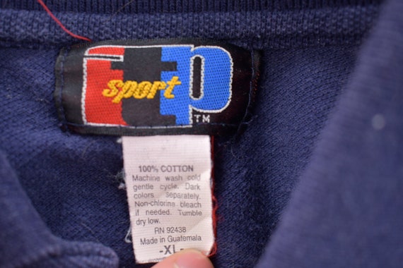 Vintage 1990s NBC Sports Graphic Embroidered Polo Shi… - Gem