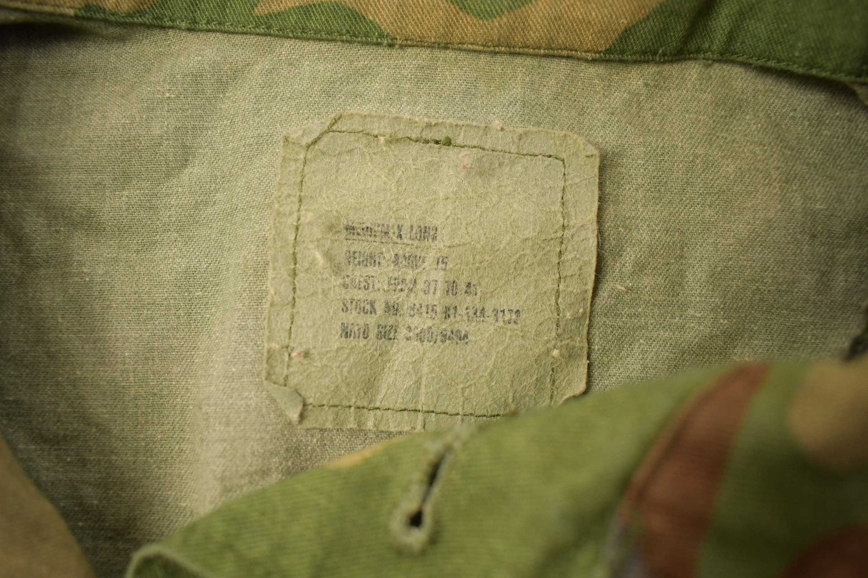 Vintage 1994 Military Button up Shirt/ / Army Green / Militaria ...