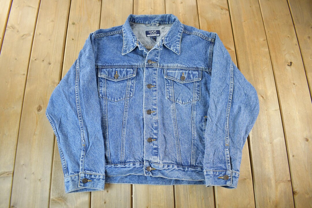 Vintage 2000s 955 Originals Denim Jean Jacket Men's M-L / Vintage Denim ...