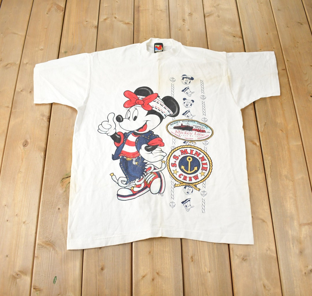 Vintage 1980s Disney Minnie Mouse Graphic T-shirt Made in USA - Etsy