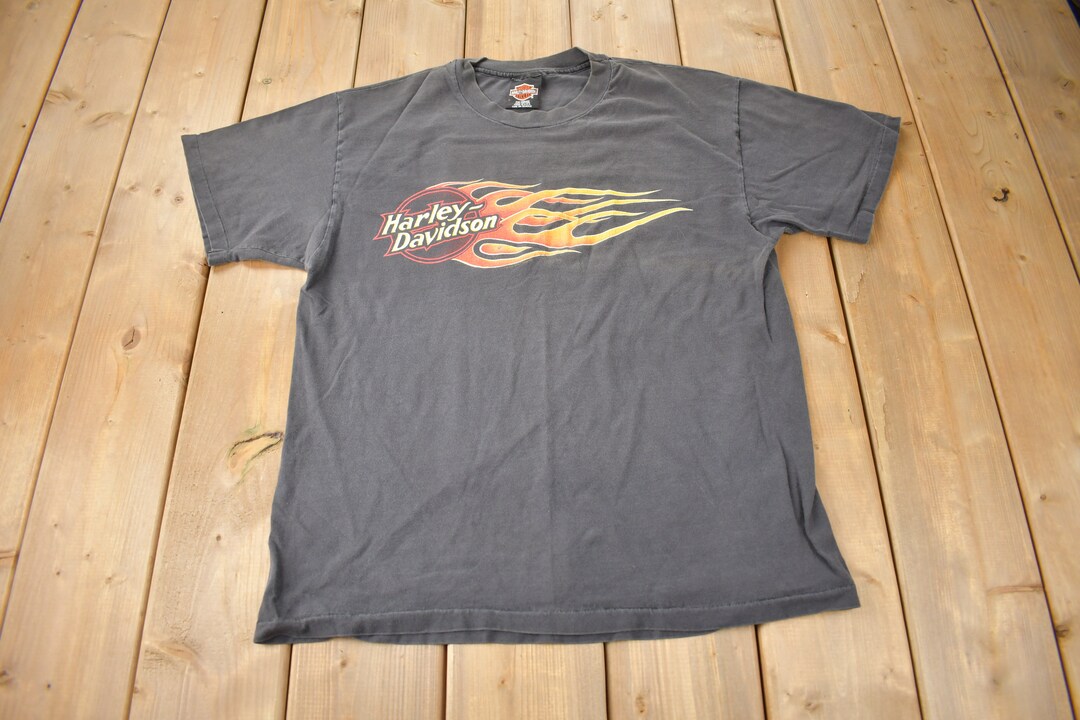 Vintage 1990s Harley Davidson Motorcycles Hurst Ottawa Ontario Single ...