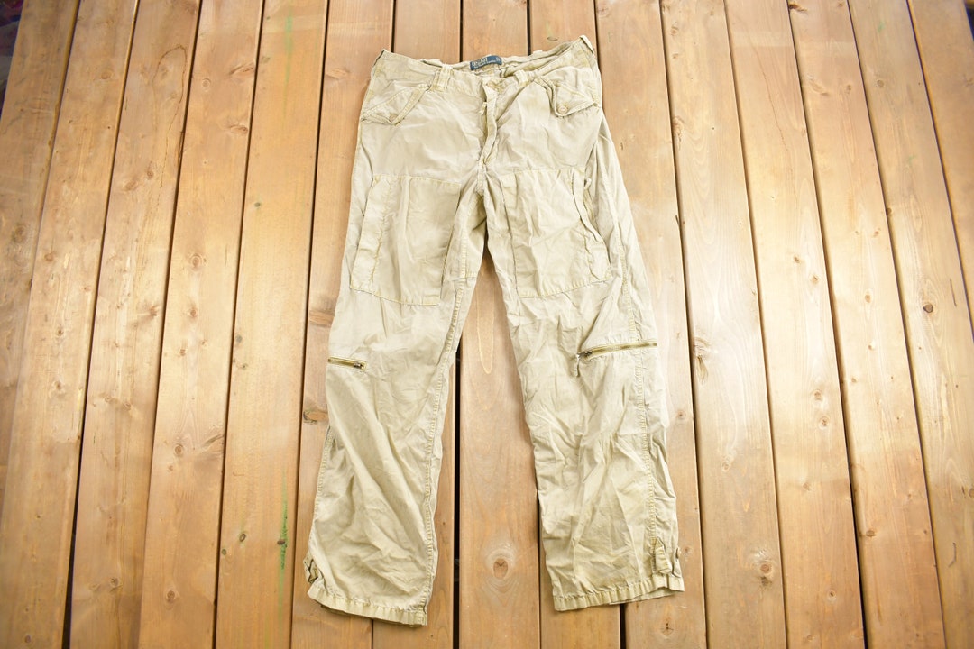 Vintage 1990's Polo Cargo Pants Size 35 X 32 / Vintage Polo by Ralph Lauren / Vintage Cargos ...