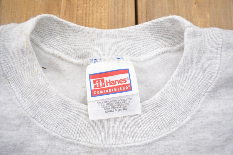 Vintage 1990s Hanes Hometown Hornets Collegiate Crewneck / Embroidered ...
