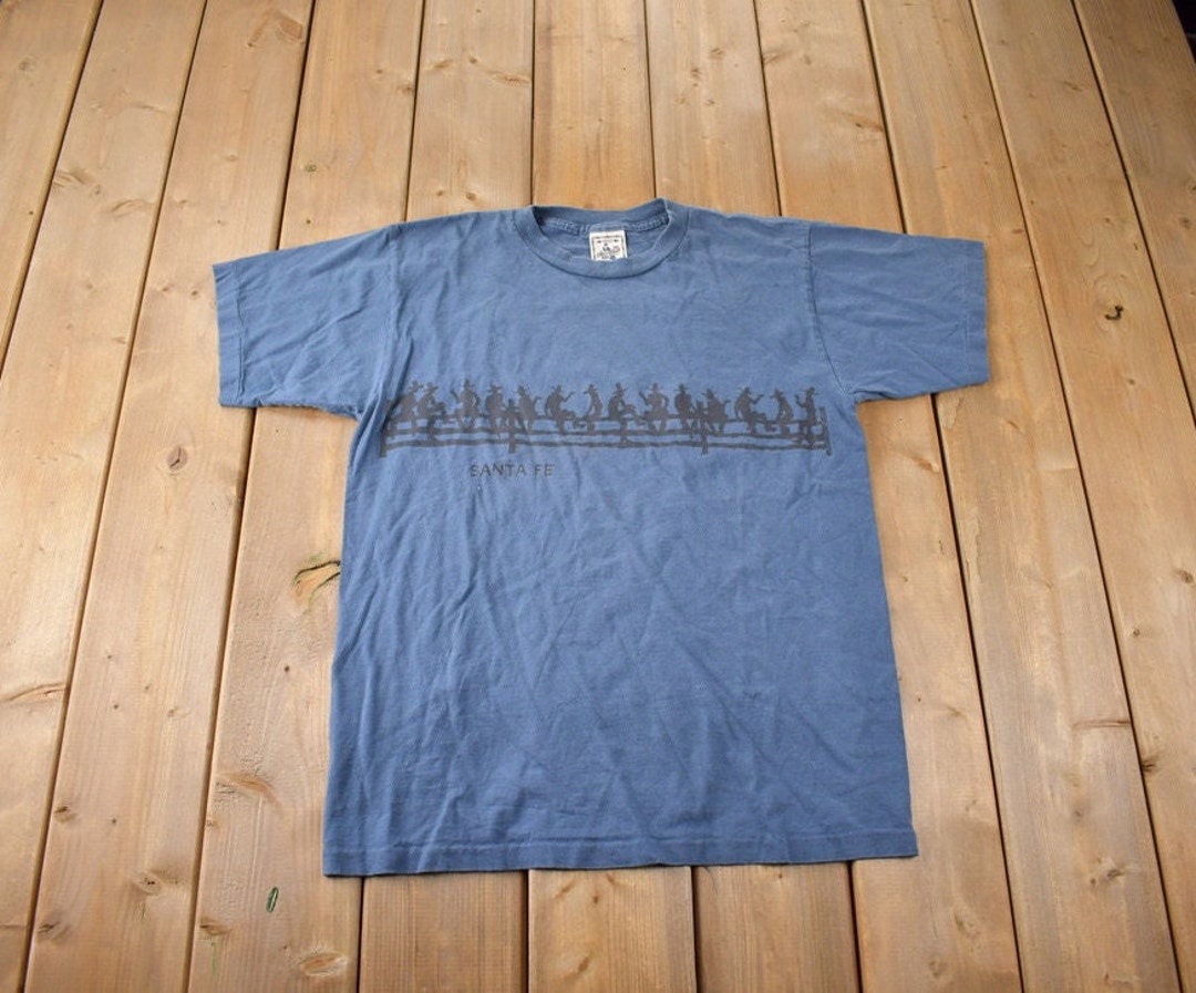 Vintage 1990s Sante Fe Souvenir Travel Single Stitch T Shirt Made in ...