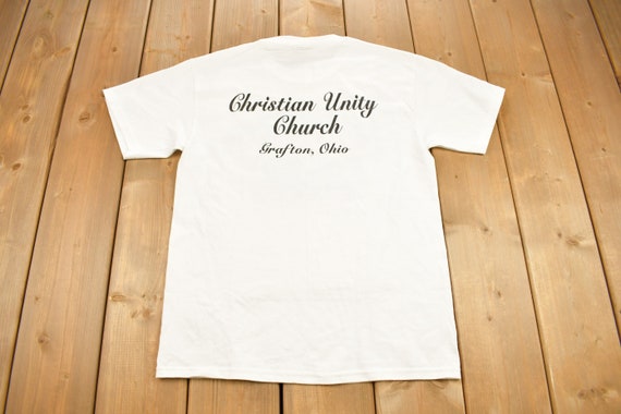 Vintage 2001 Christian Unity Church Ohio Graphic T Sh… - Gem