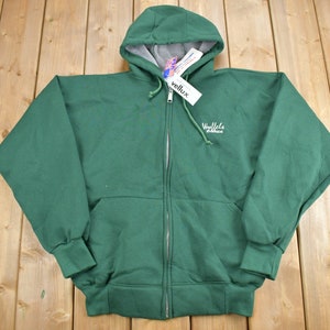 Deadstock Vintage 1980s Wyffels Hybrids Thermal Zip up Hoodie / 90s ...