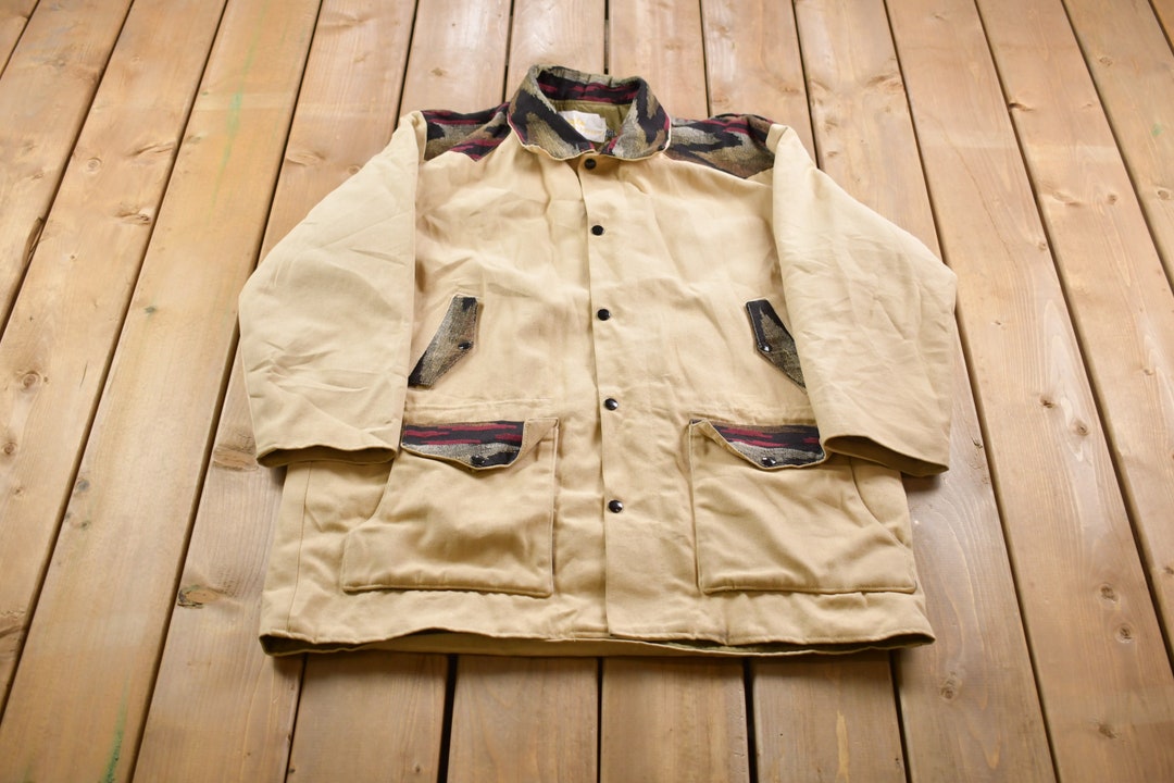 Vintage 1980s Jackets by Price Outdoorsman Jacket / Aztec Accents ...