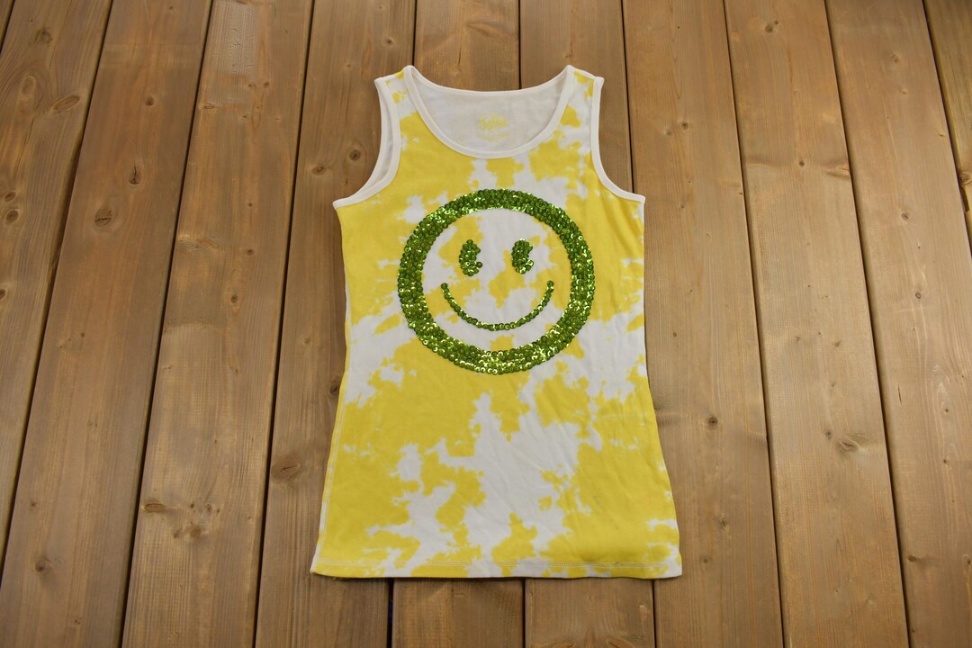 Vintage 1990s Smiley Face Cartoon Promo T-shirt / 90s Graphic Tee ...