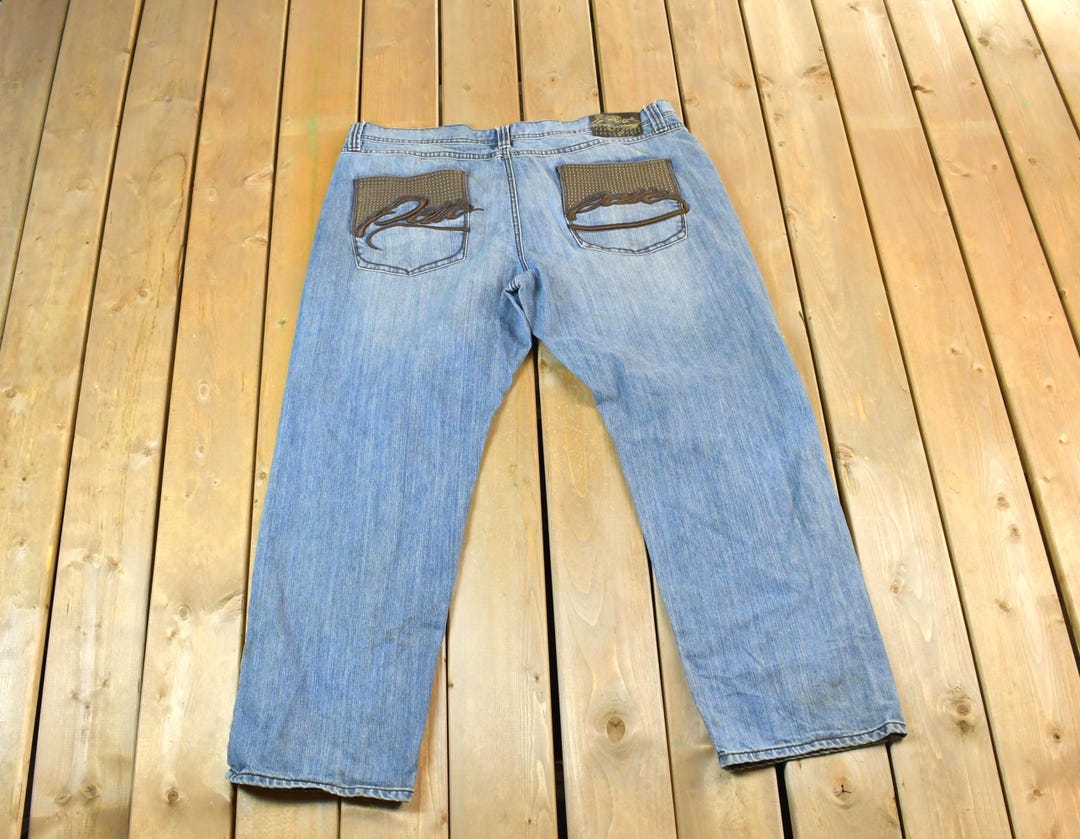 Vintage 1990's Pele Pele Premium Jeans Size 46x34 / Made in USA ...