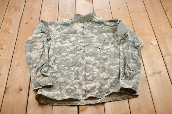 Vintage Military Digital Camo Button up Shirt/ USMC / US Army - Etsy