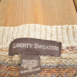 Vintage 1990s Liberty Sweaters Knit Crewneck Sweater Made in USA - Etsy