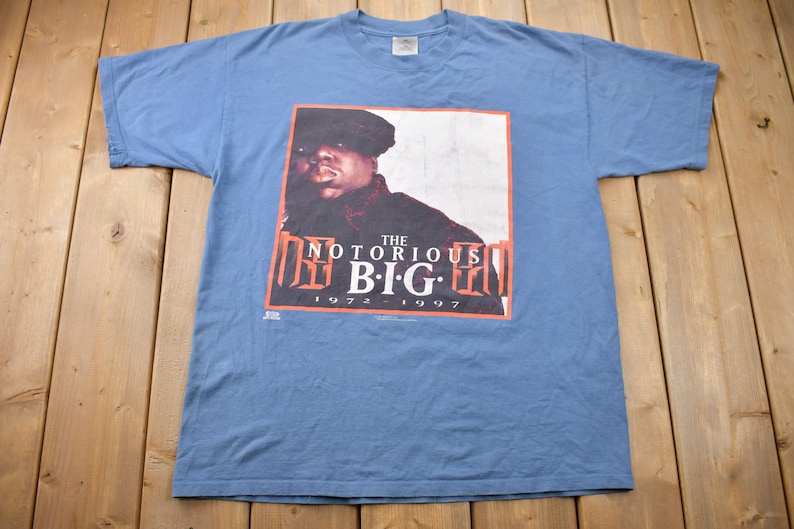 Vintage 1997 the Notorious BIG Memorial T Shirt / Vintage T Shirt ...