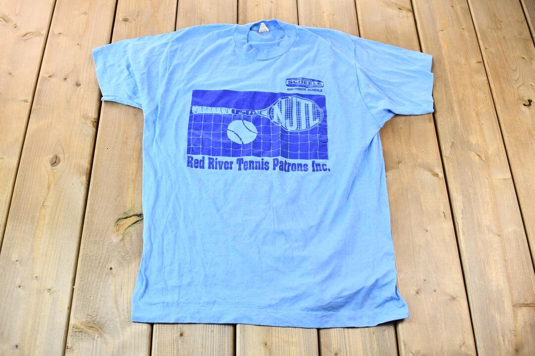Vintage 1980s UTSA National Junior Tennis Learning Single Stitch ...