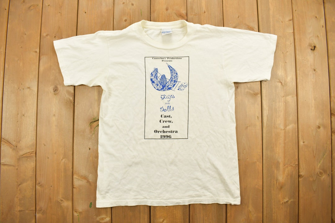 Vintage 1990s Guys and Dolls Broadway Musical Promo T Shirt / Sheet ...