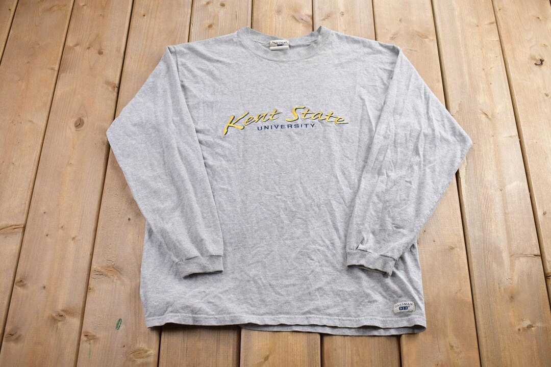 Vintage 1990s Kent State University Collegiate Crewneck / Embroidered ...