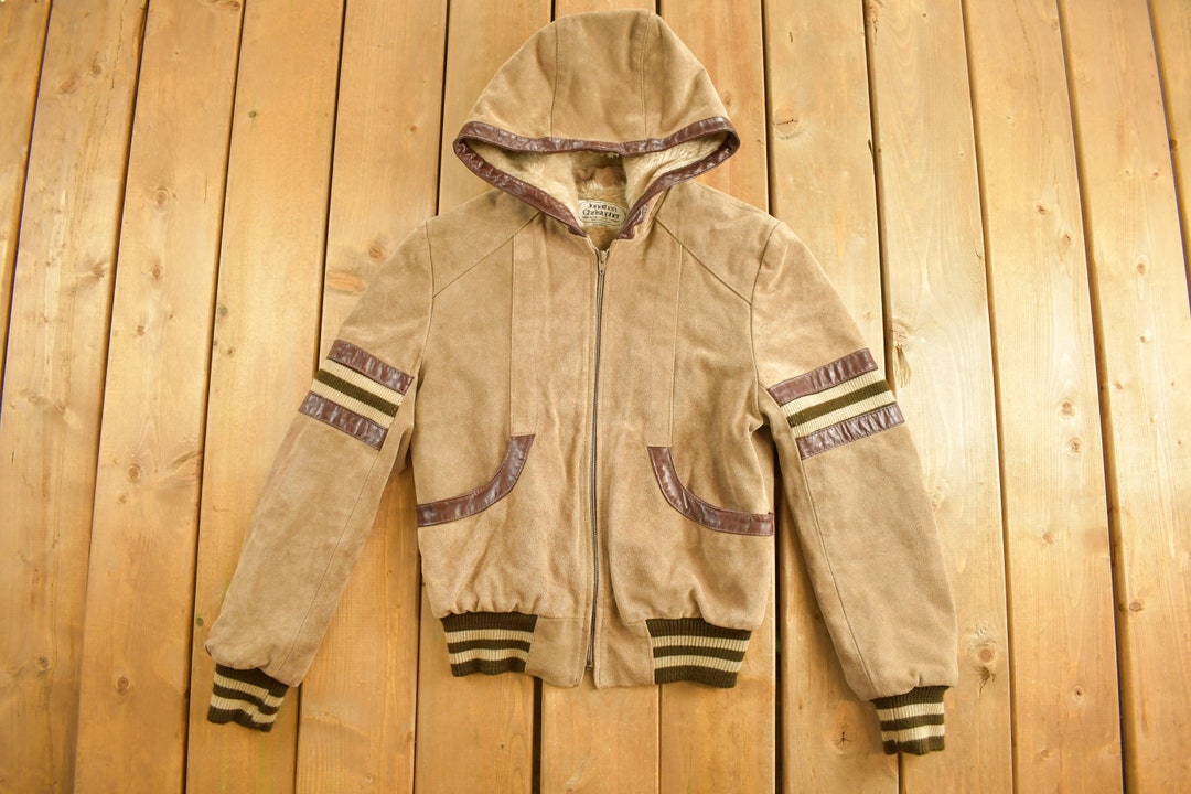 Vintage 1980s Jonathan Christopher Fur Lined Suede Jacket / Fall ...