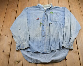 Frog Button up Shirt - Etsy