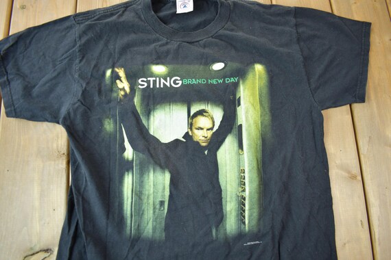 Vintage 2000 Sting Brand New Day Tour T-Shirt / Music… - Gem