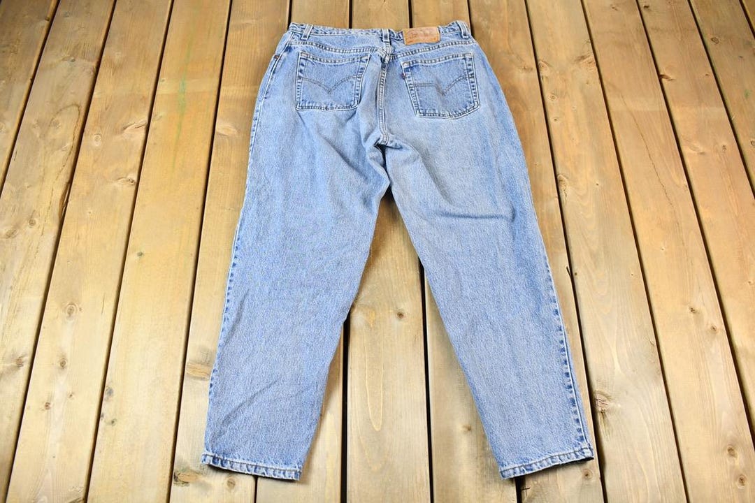 Vintage 1990s Levis Red Tab 550 Denim Jeans Size 32 X 27.5 / Made in ...