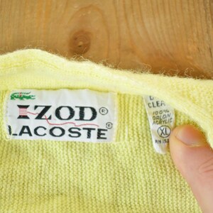 Vintage 1980s Izod Lacoste Knit Mini Green Crocodile Perfect Mild ...